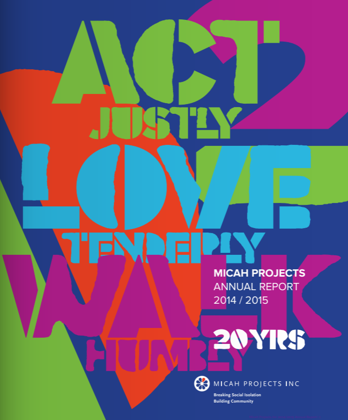 2015 Micah Projects Impact Report | Micah Projects